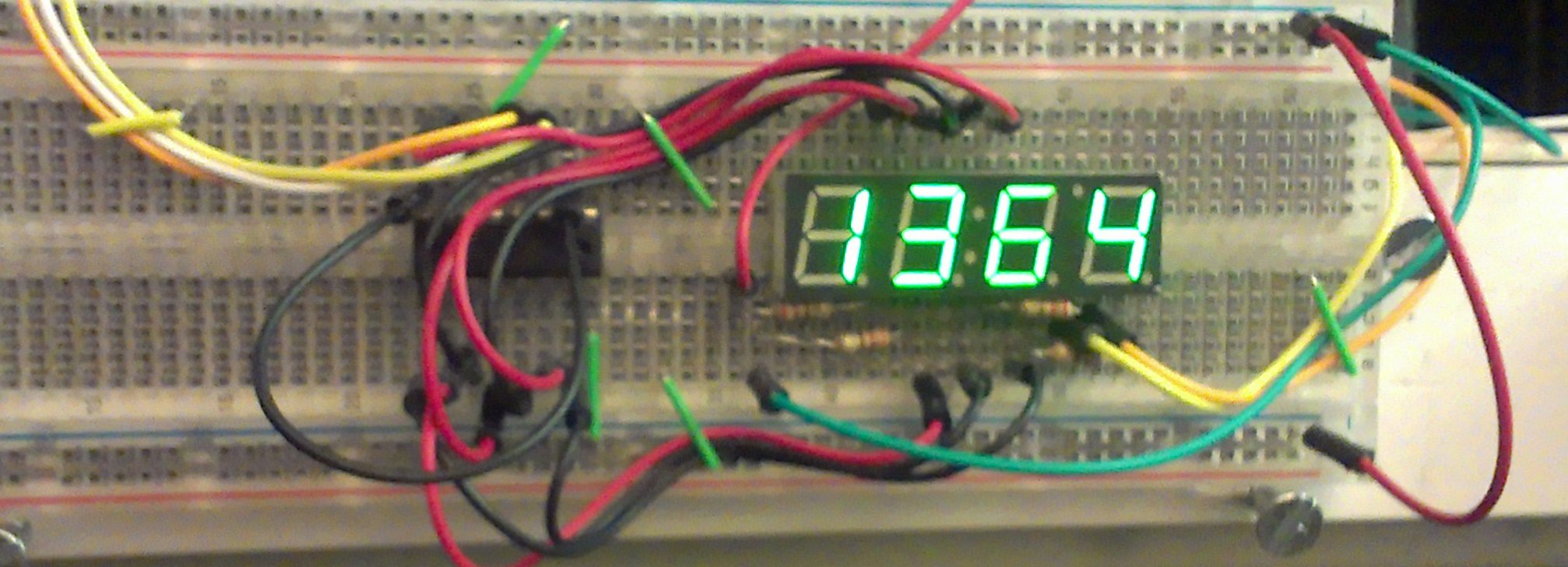 Clock Display Without Serial Robotic Controls